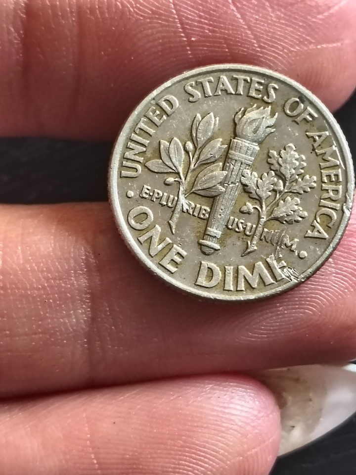 2-1989 Roosevelt Dime,DD, Broadstruck,Rim Clash,Lettering Error, die ...
