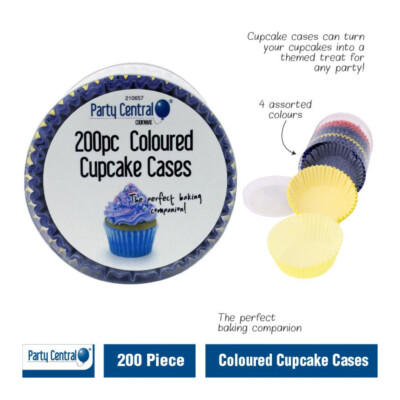 Patty Pans Muffin Paper Cases Cups Cupcake Wrapper Cake Liner Coloured ...