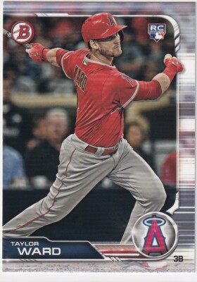 LOT (56) 2019 BOWMAN RC TAYLOR WARD LOS ANGELES ANGELS (ALL SAME PLAYER ...