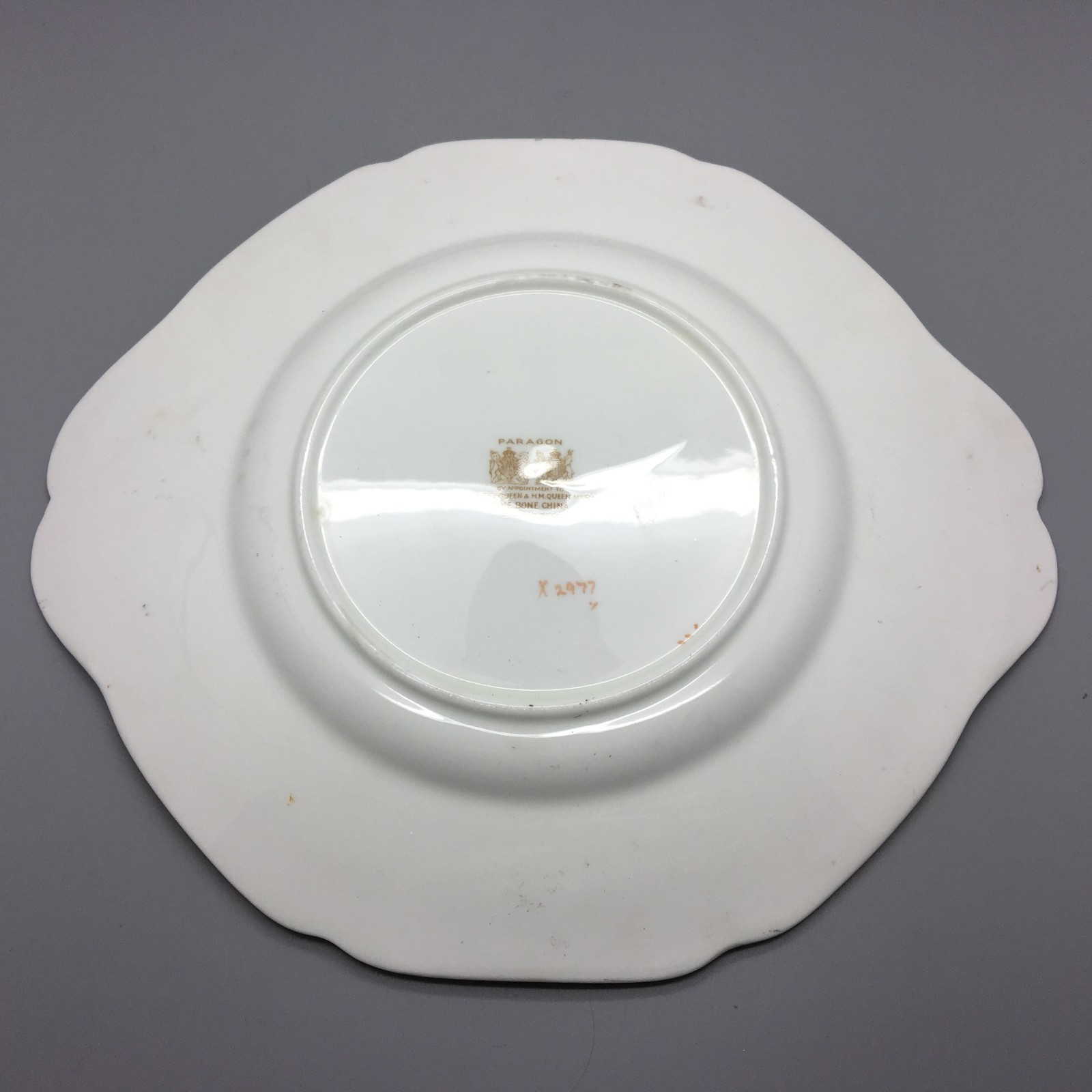 Paragon Cake Plate Pattern No.X2977. 1st Quality c.1952-60. Double ...