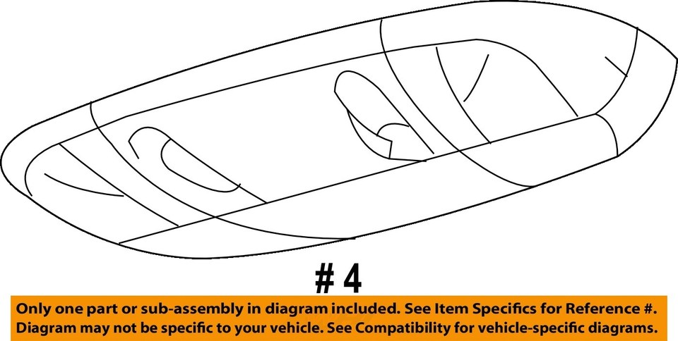 FORD OEM 02-19 Aviator Roof Interior Trim-Lens YF1Z13783AA | eBay