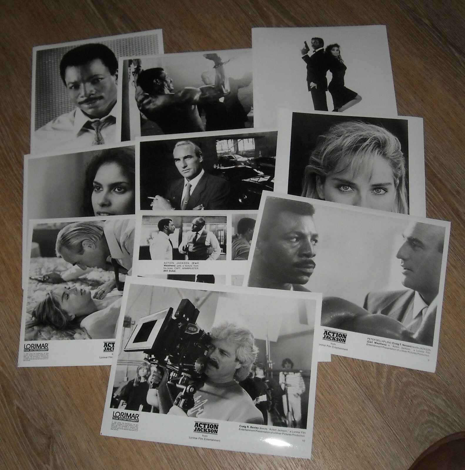1988 ACTON JACKSON LOT 10 B/W PROMO MOVIE PHOTOS CARL WEATHERS VANITY ...