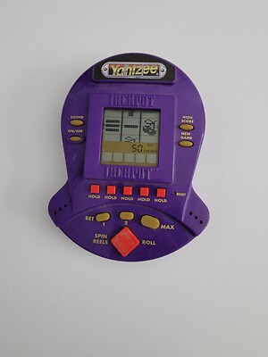 1999 Yahtzee Jackpot Slots Handheld Electronic Game by Hasbro Tested ...