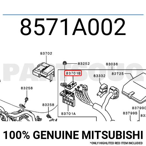8571A002 Genuine Mitsubishi BOX ASSY FUSIBLE LINK OEM for sale online ...