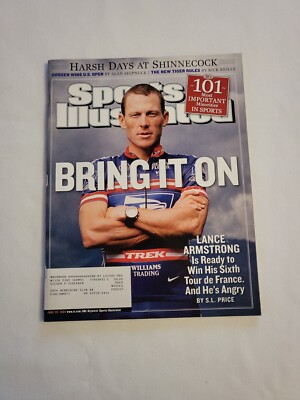 2004 June 28, Sports Illustrated Magazine, Lance Armstrong, (CP143) | eBay