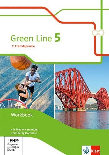 Green Line 5. Ausgabe 2. Fremdsprache: Workbook mit Medi (Broschüre ...