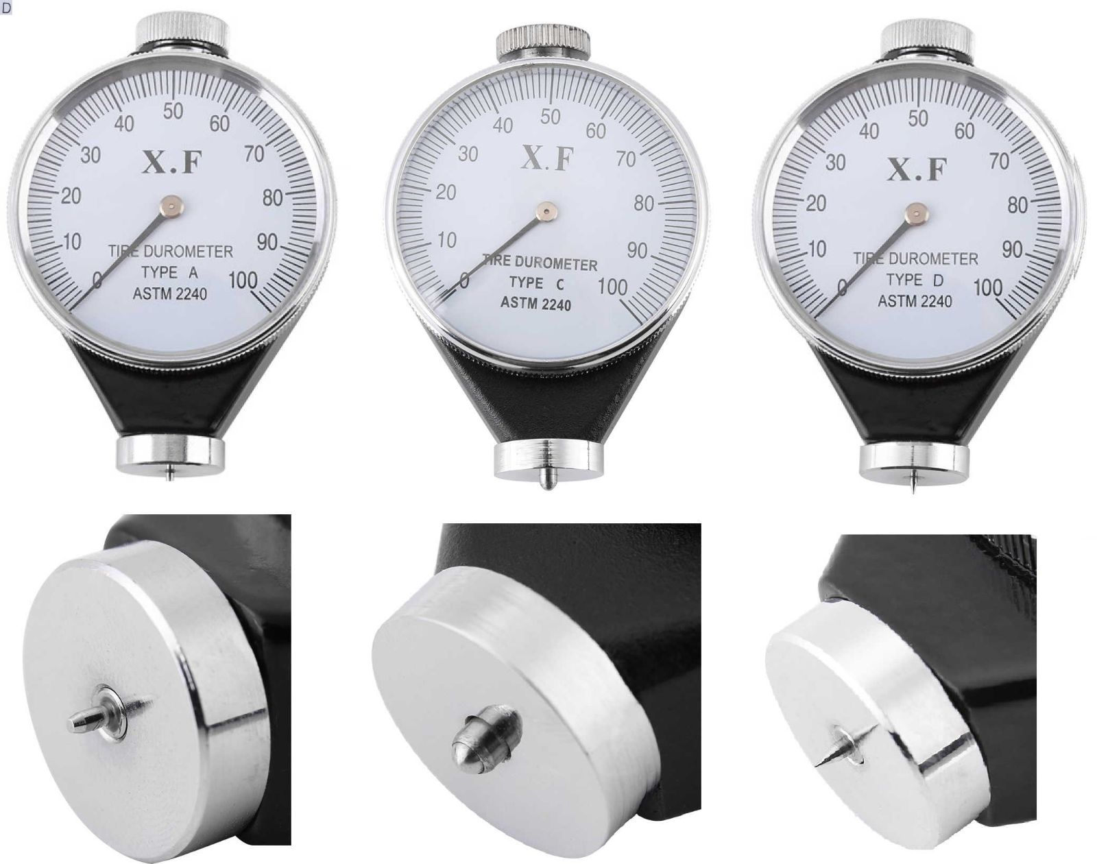 Rockwell - Durometer - analoges Härtemeßgerät Härteprüfgerät Typ A - C ...