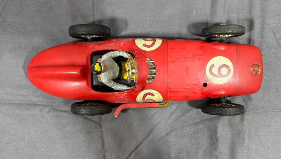 Vintage COX Thimble Drome Mercedes-Benz W-196 #6 Gas Powered Tether Car ...