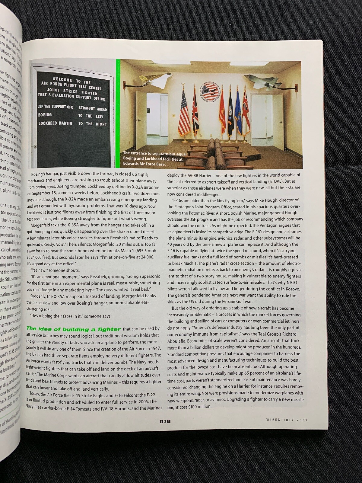 July 2001 Wired Magazine - Ed Felton, Geoff Turner, Hugh Herr! | eBay.de