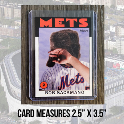 Seinfeld Bob Sacamano 1986 Retro Style Baseball Card New York Parody ...