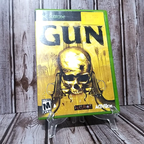 Gun (OG Xbox, 2005) CIB Complete w/ Manual Neversoft Activision Western ...