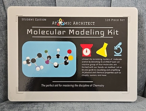 Atomic Architect Chymist Molecular Modeling Kit 125 Piece Set Student ...