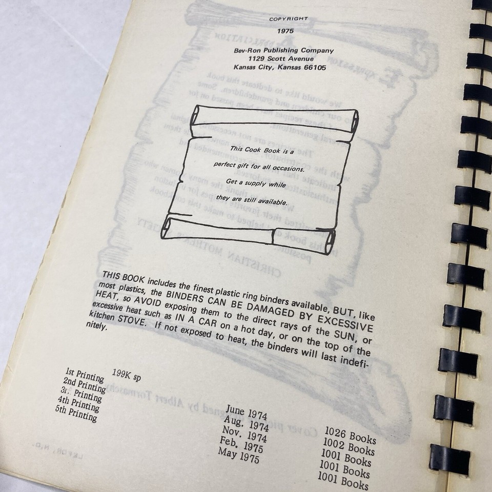 What’s Cookin In Lefor North Dakota Cook Book 1975 St Elizabeth Church ...