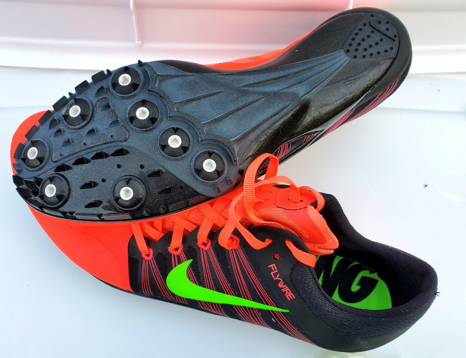 Nike Zoom Ja Fly Sprint Track Shoes~Mens 13~NEW~705373-603~ Spikes ...