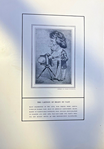 1912 Vintage Illustration Thomas Nast Cartoon of Photographer Matthew Brady | eBay