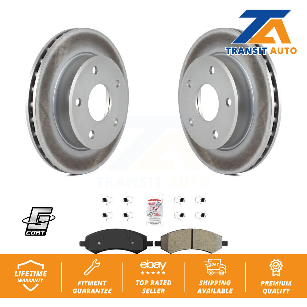 Front Coat Brake Rotors Semi-Metallic Pad Kit For Dakota Dodge ...