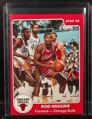 Rod Higgins 1985 Star Basketball Rookie RC #106 Chicago Bulls SA9 | eBay