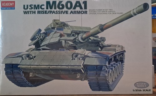 Academy 1/35 USMC M60A1 With Rise/Passive Armor. Factory Sealed | eBay