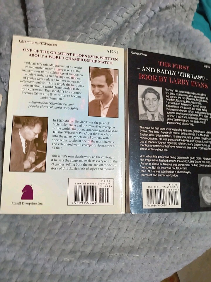 Vienna 1922 by Larry Evans & Tal Botvinnik 1960 9781936490028| eBay