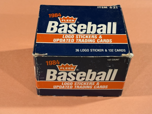 1984 Fleer Update Complete Set In Box With Stickers Clemens Puckett ...