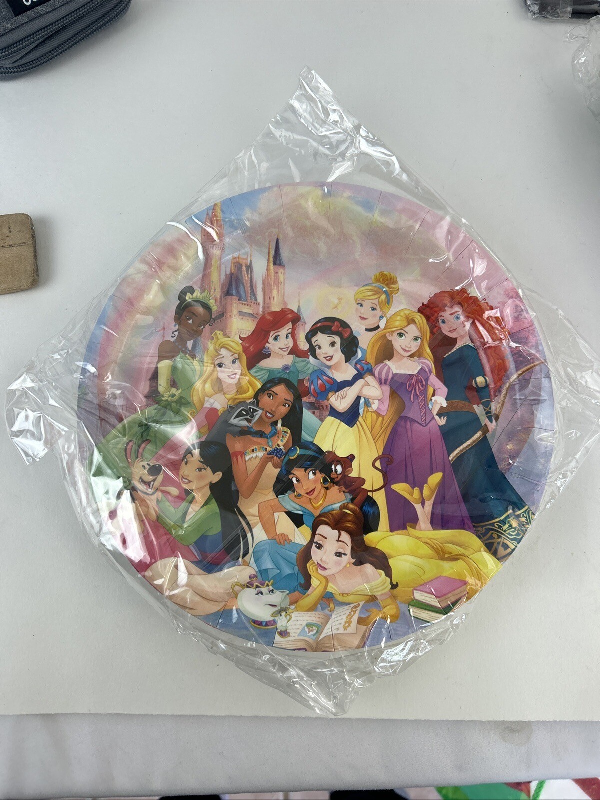Disney Princess Party Decoration Plates Cups Table Cloth Napkins Forks ...