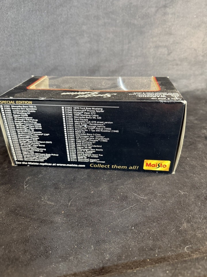 1/24 Diecast Model Buick Rendezvous Black By Maisto. In Original Box ...