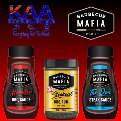 BBQ Rubs Barbecue Mafia Steakout OG Mobster BBQ Sauce The Don BBQ Sauce ...