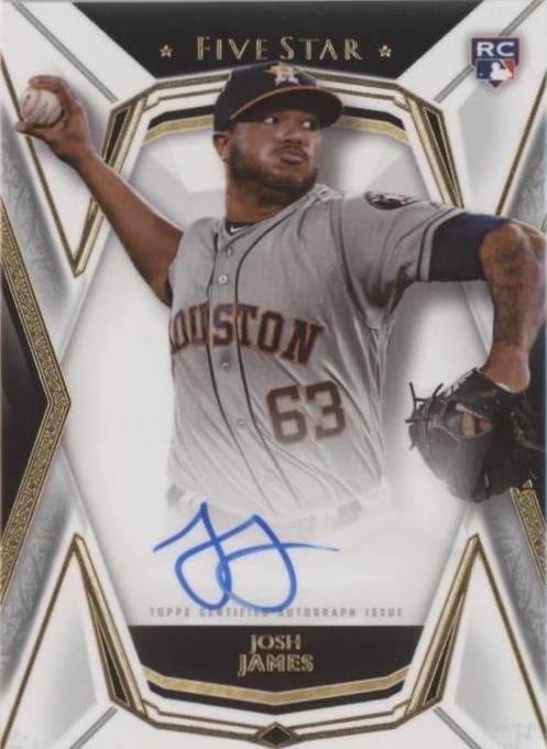 2019 Topps Five Star - Autographs Josh James #FSA-JJ (AU, RC) for sale ...