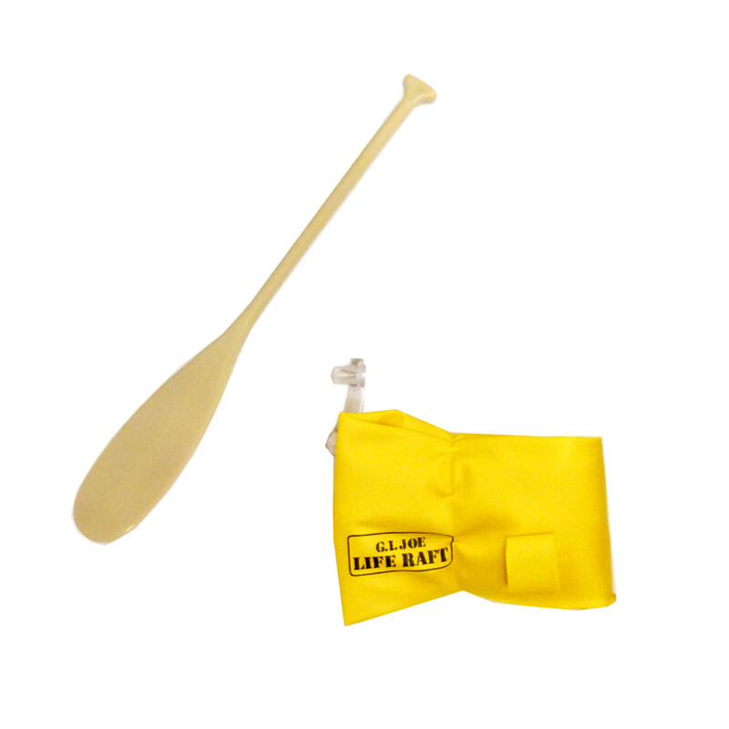 GI Joe INFLATABLE LIFE RAFT & OAR by HASBRO 1964/1960s Repro for Pilot ...