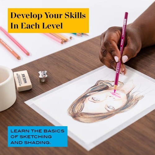 Technique Portrait Drawing Set Level 1 Art Supplies & Digital Lessons ...