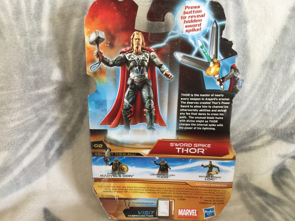Marvel Studios Sword Spike Thor Action Figure Hidden Sword Spike Hasbro ...