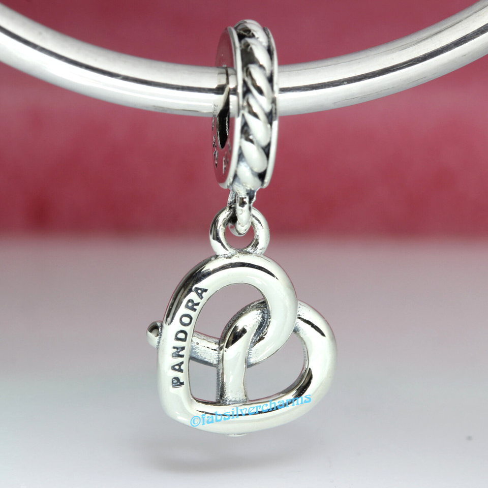 Authentic Pandora Silver Pretzel Dangle Charm 799393C00 | eBay