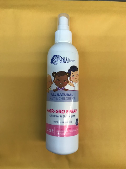 NU GRO BABY&CHILDREN ALL NATURAL HAIR GRO SPRAY MOIST&DETANGLE 8OZ | eBay