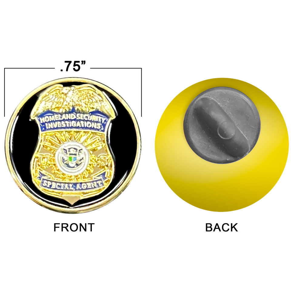 KCB-001-H HSI Special Agent Lapel Pin | eBay