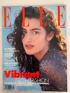 Elle March 1990 - Uk Edition | eBay
