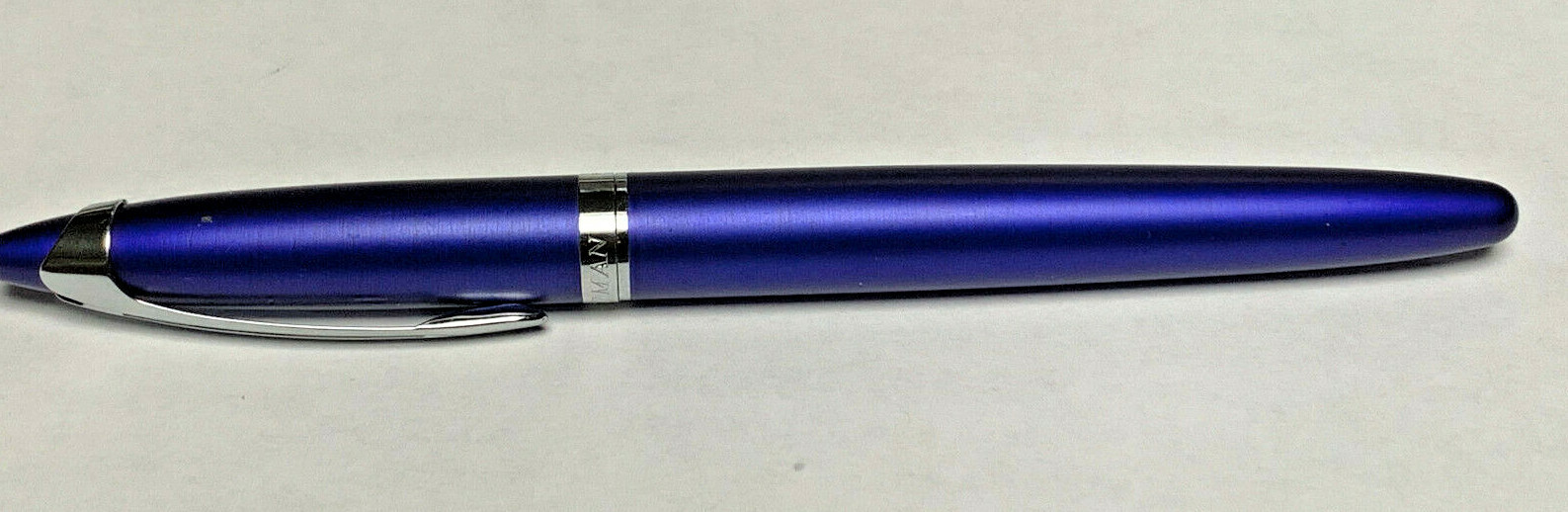 Waterman Ici Et La Blue & Silver Trim Ballpoint Pen, Rare, Collectible ...