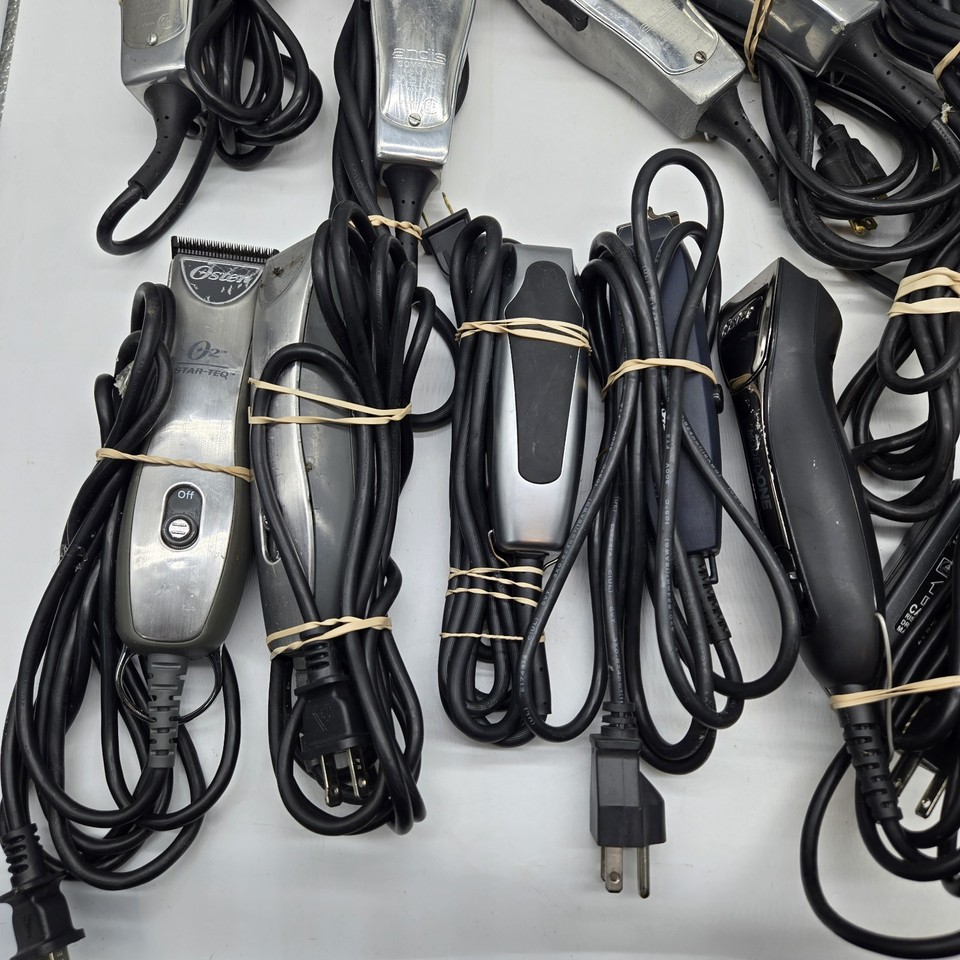 Barber Clippers Professional Lot of 24 Wahl-Andis Parts or Repair ...