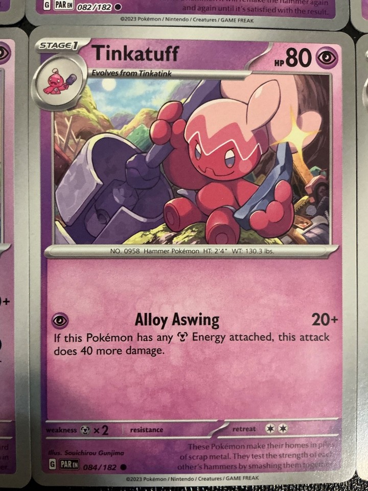 10 Tinkatink Tinkatuff Tinkaton pokemon Mixed lot cute Pink Hammer ...