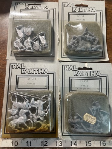 New Sealed Ral Partha Fantasy Miniature Figurines Lot Of Four DnD Set ...