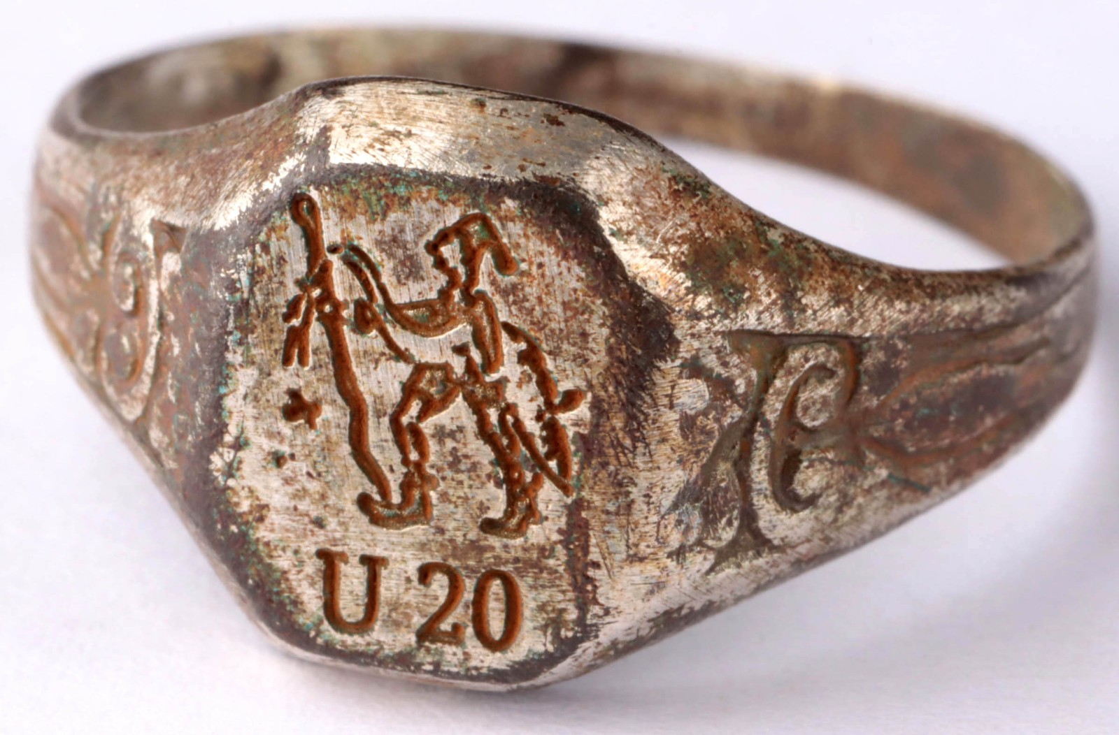 German ring U20 U-boat WW2 naval submarine U-Boot Kriegsmarine Navy ...