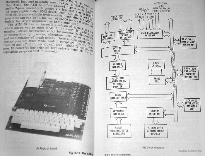 1970s Microcomputer Primer SC/MP MOS KIM-1 AIM 65/40 TMS9900 S-100 Bus ...