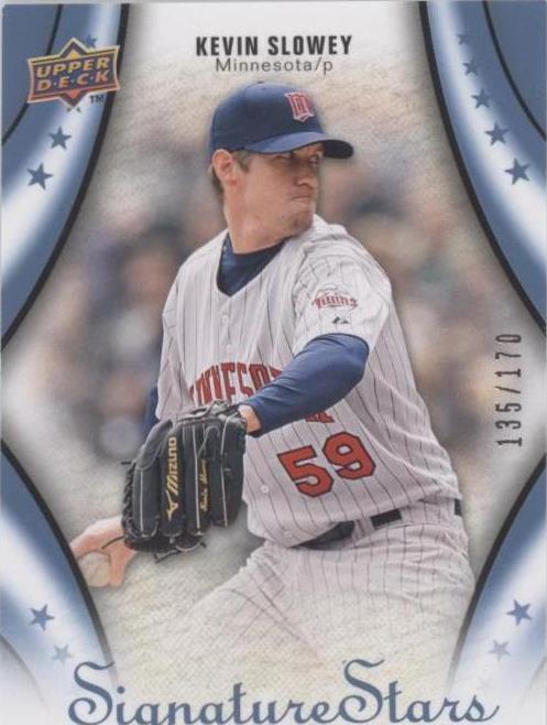 2009 Upper Deck Signature Stars - Kevin Slowey #72 Clover Blue /170 for ...