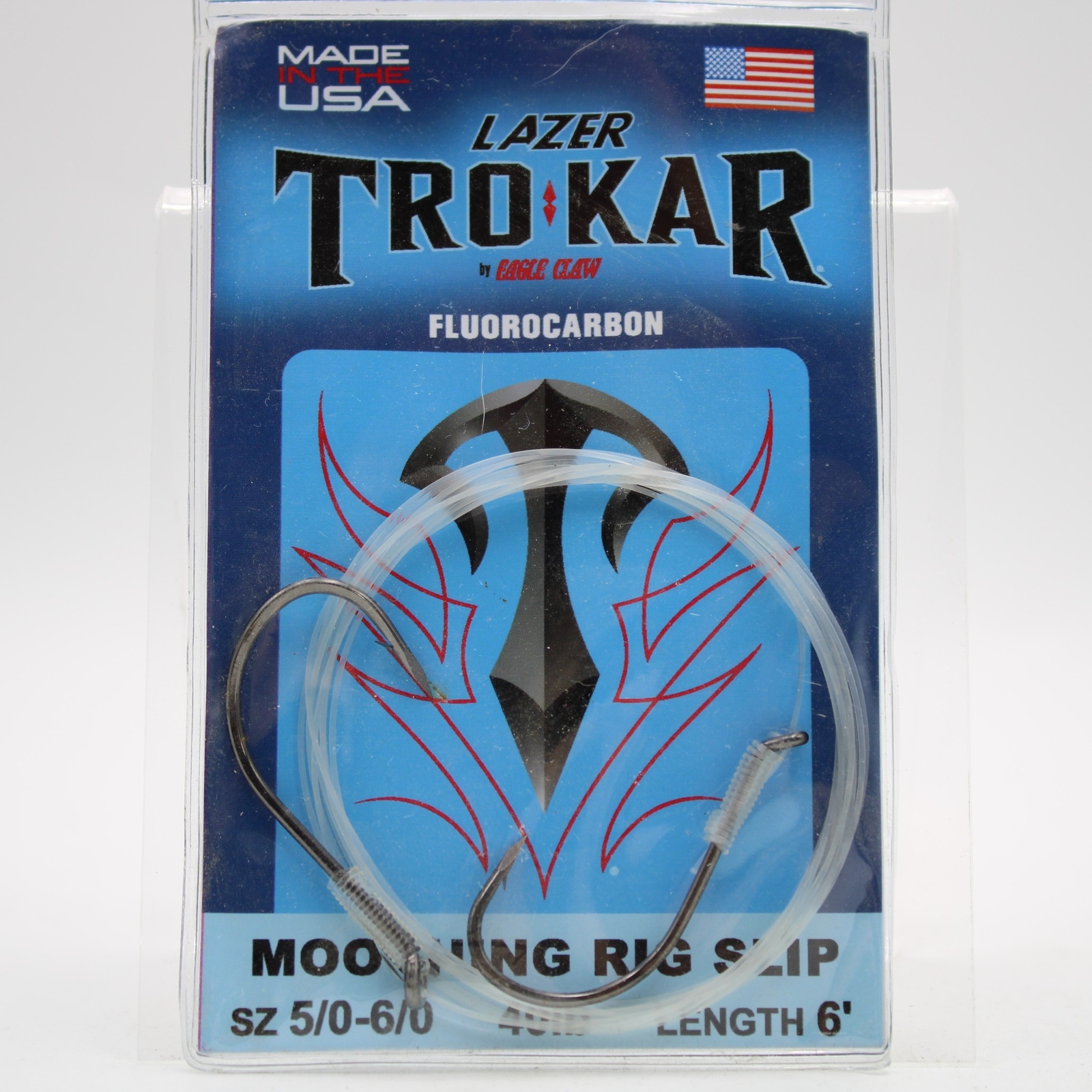 Eagle Claw TroKar Mooching Rig Slip Fishing Tackle Fluorocarbon 40lb 5/ ...