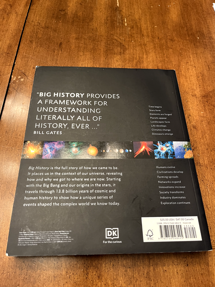 Big History textbook (new edition) by DK | eBay