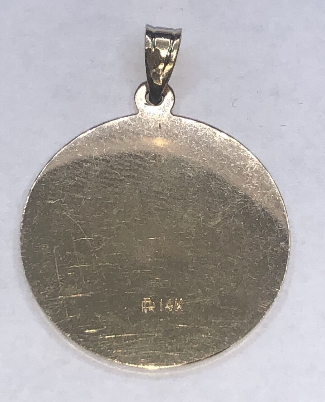 14K Yellow Gold Religious Saint Joseph Medal Charm Ro… - Gem