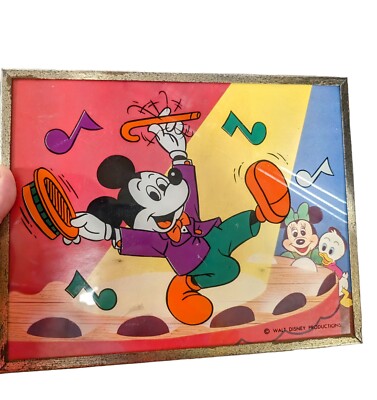 Disney Glass Mirror. Carnival Mirror Disney Productions 1977 Vintage | eBay