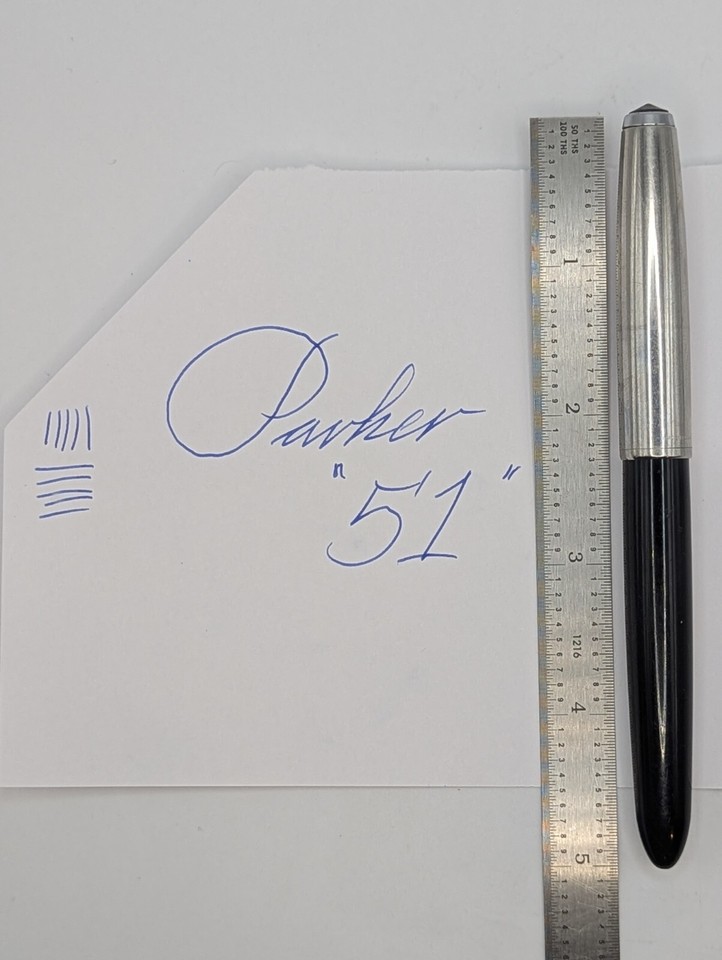 Parker 51 Black Fountain Restored * | eBay