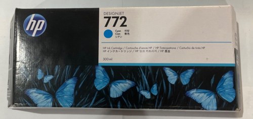 Hp 772 Cyan Inkjet CN636A Genuine OEM NIB March 2025 Free S/H | eBay
