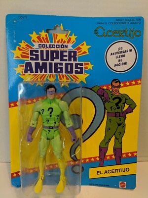 SUPER AMIGOS El Acertijo THE RIDDLER Action Figure MATTEL New | eBay