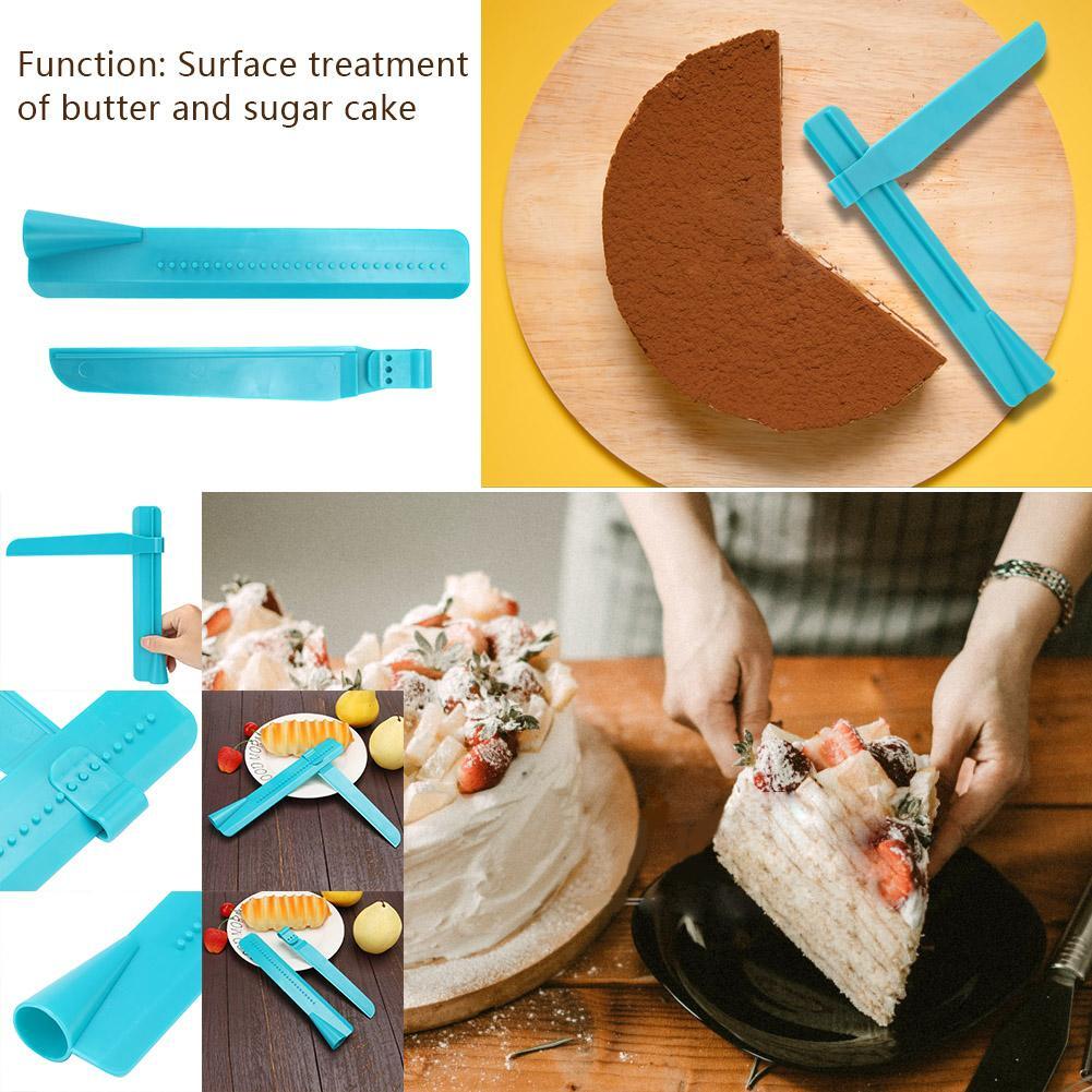 Adjustable Turning Fondant Cake Sugar Leveling Device Cream Scraper ...